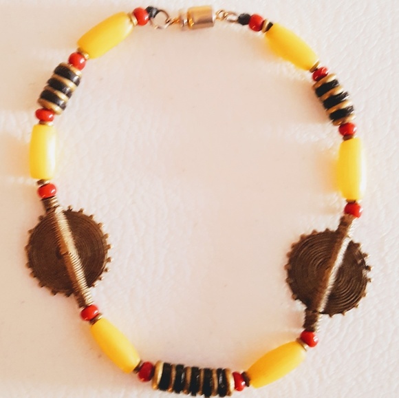 Jewelry | 7s Vintage Oneofakind West African Tribal Anklet | Poshmark